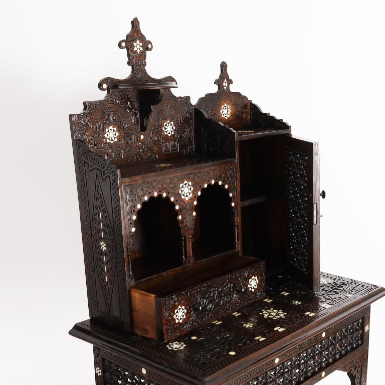 Antique Moroccan Desk or Escritoire For Sale at 1stDibs