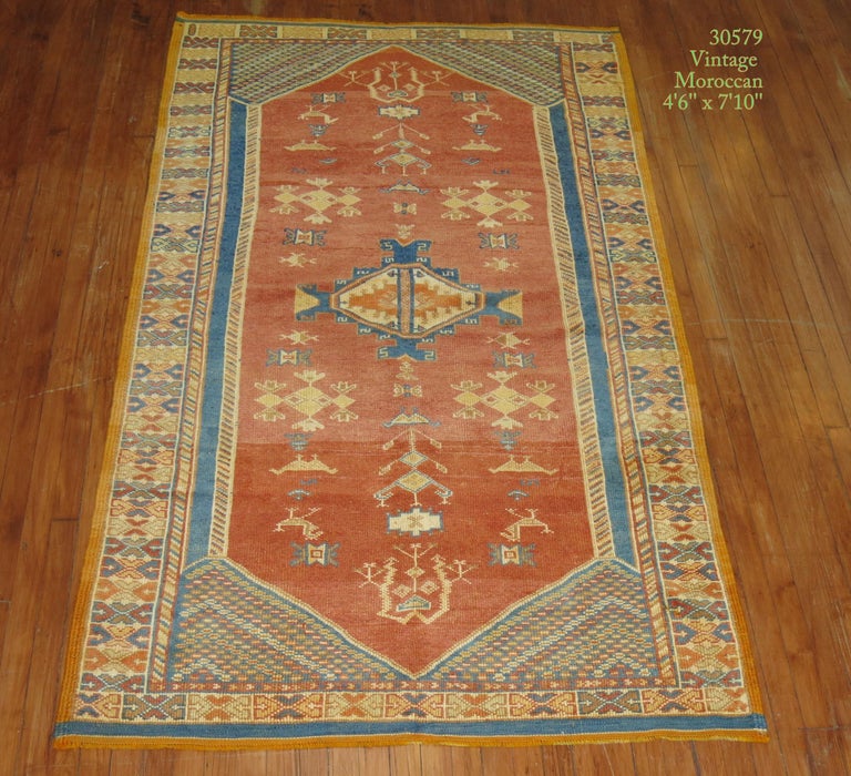 Antique Moroccan Rug at 1stDibs