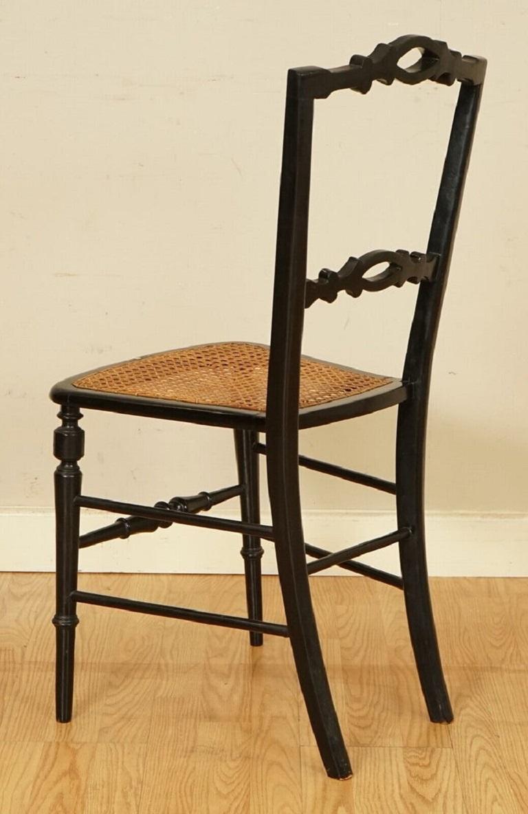 Antique Mother of Pearl Inlaid Ebonised Regency Chair, circa 1815 For ...
