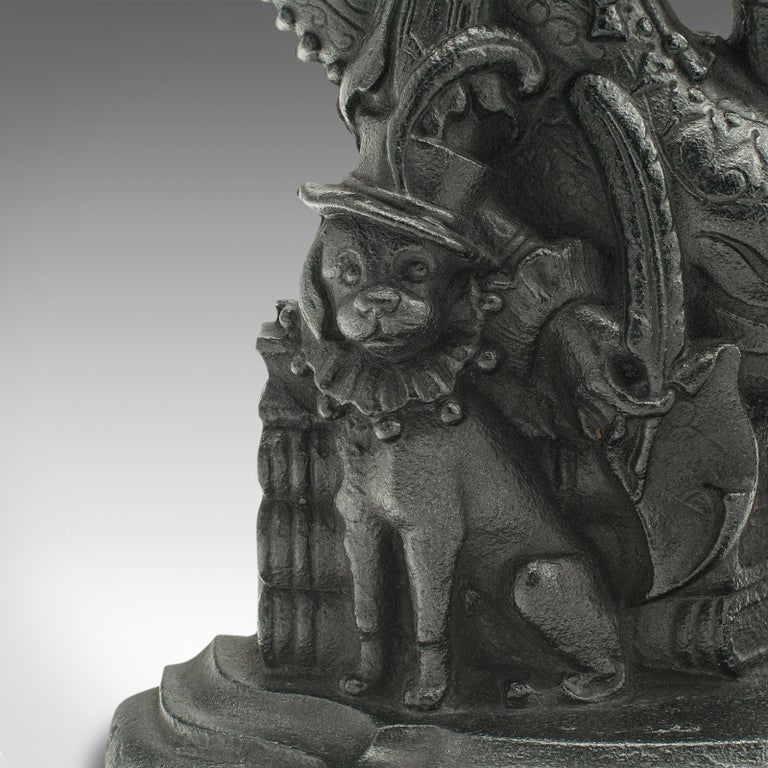 Antique Mr Punch Doorstop, English, Cast Iron, Figure, Door Keeper ...