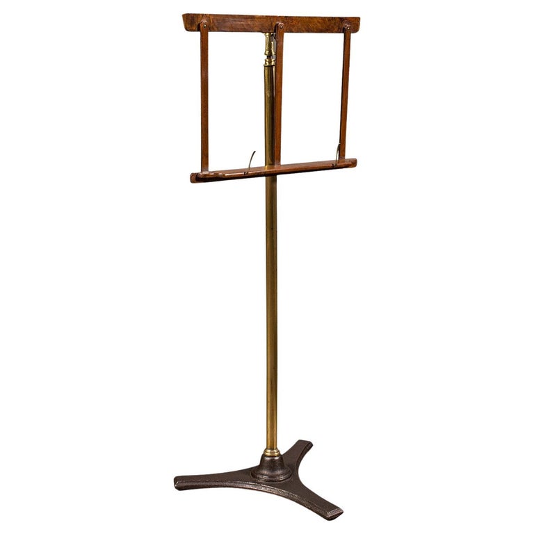 Antique Music Stand, English, Adjustable, Recital, Lectern Rest ...