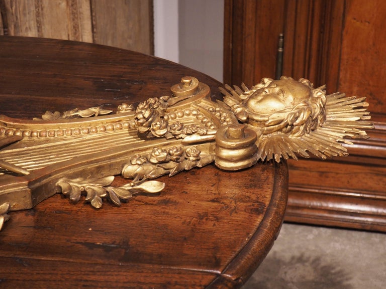 Antique Napoleon III Parisian Giltwood Barometer, "Bodeur a Paris ...