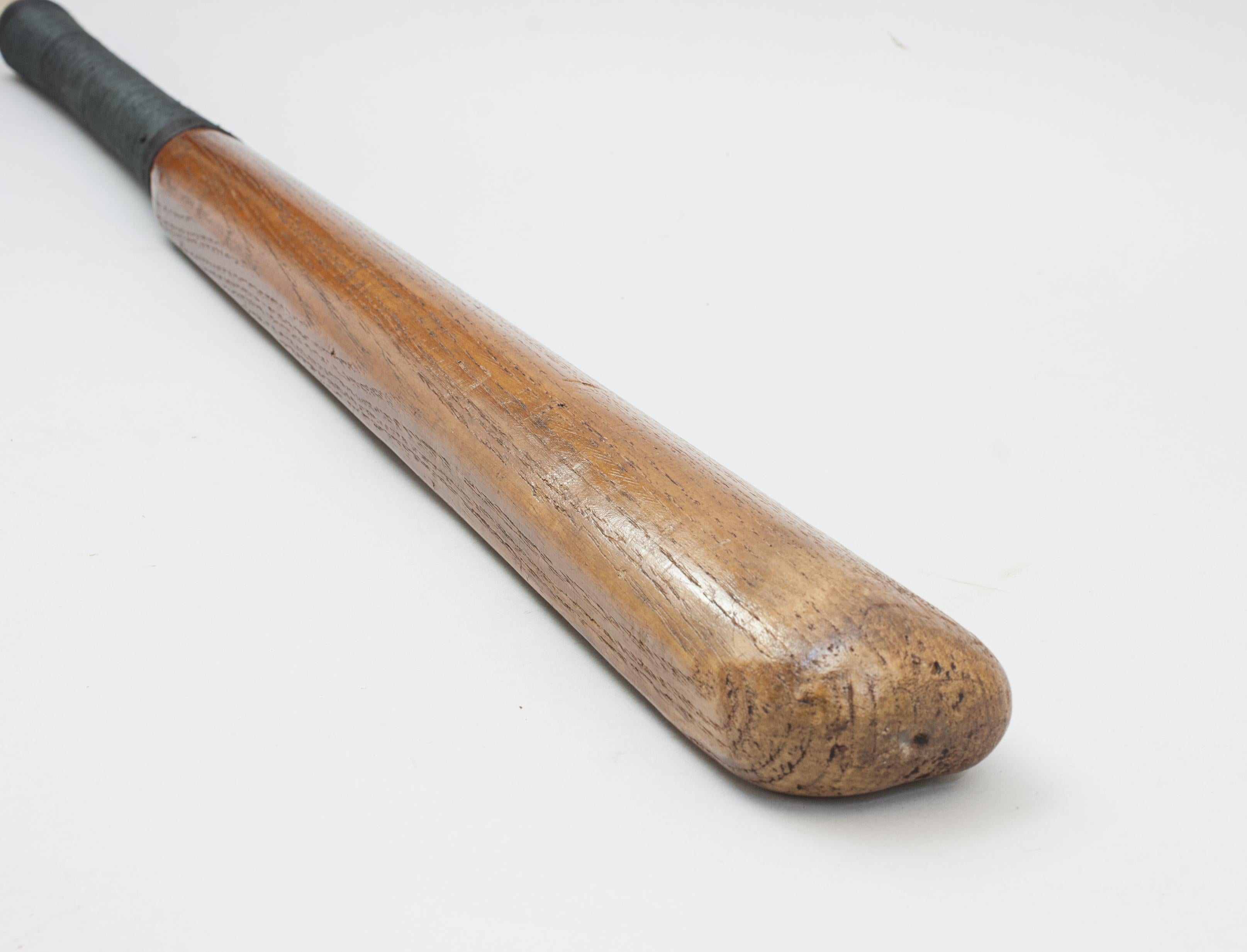 Antique Narrow Profile Technique Cricket Bat By Bussey and Co. For Sale ...