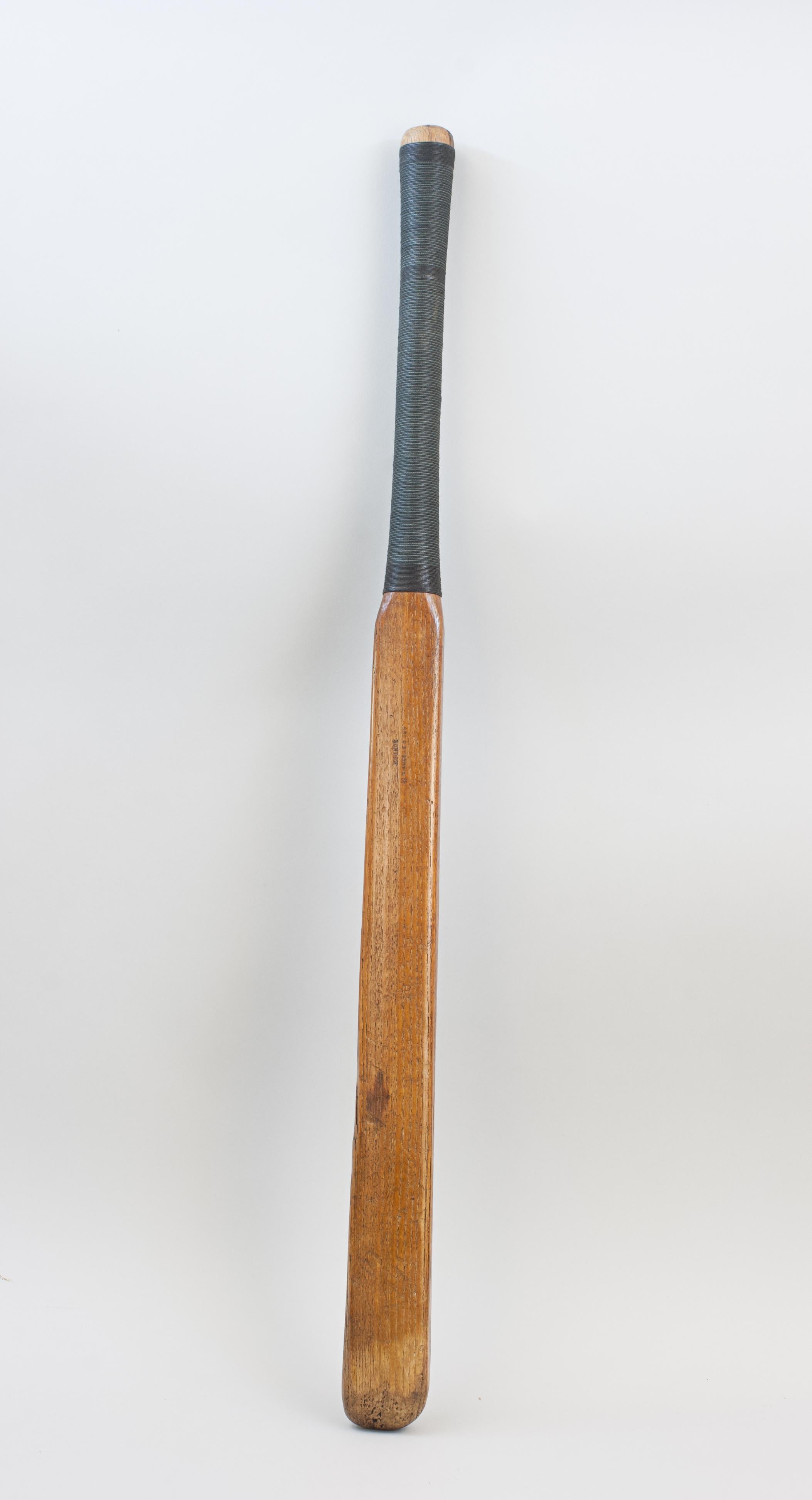 Antique Narrow Profile Technique Cricket Bat By Bussey and Co. For Sale ...