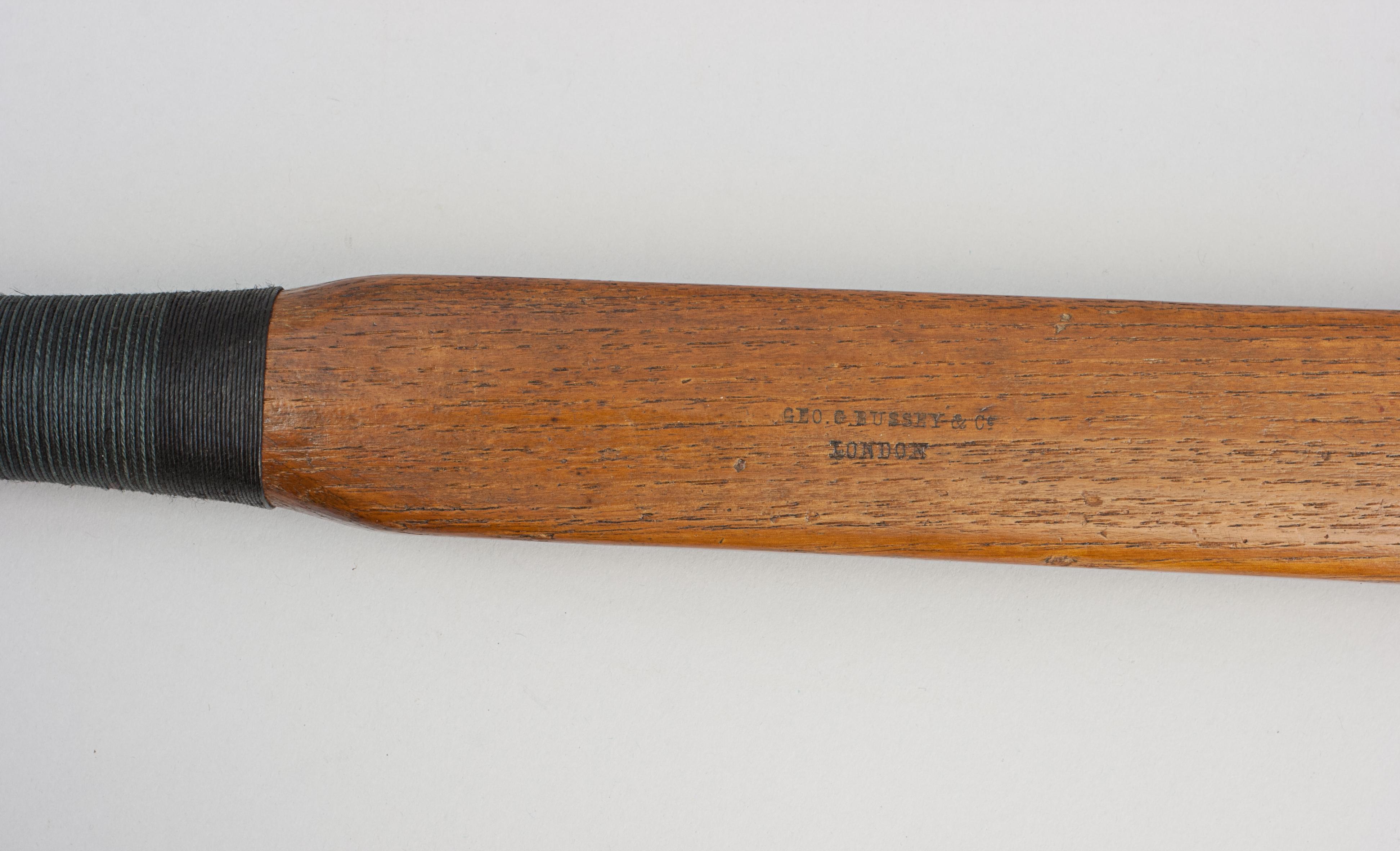 Antique Narrow Profile Technique Cricket Bat By Bussey and Co. For Sale ...