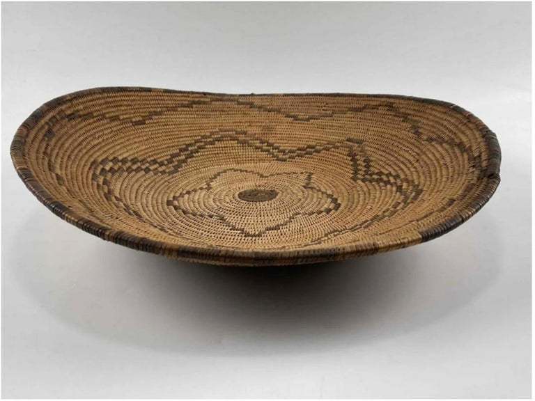 Antique Native American Apache Woven Basket For Sale at 1stDibs