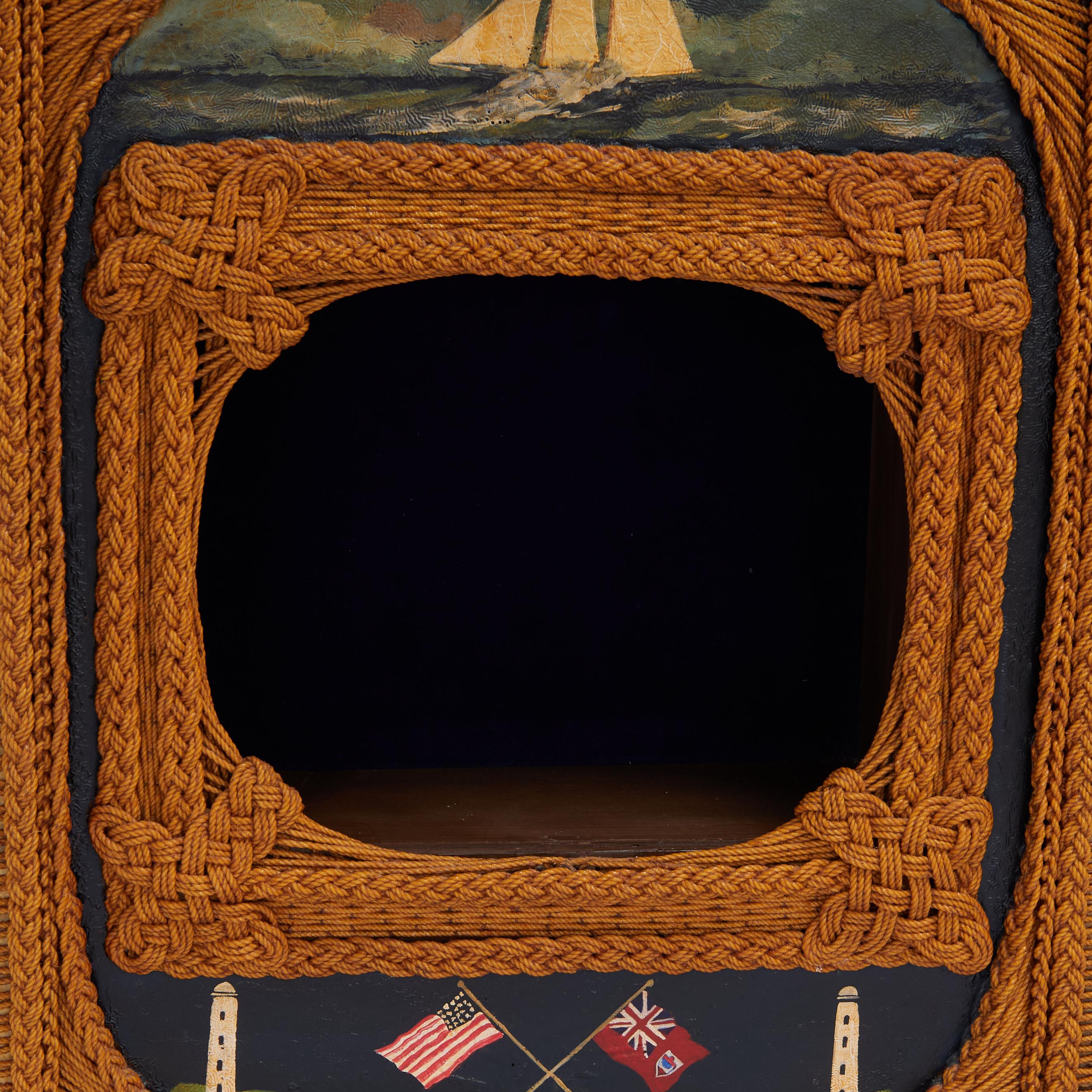 Antique Nautical Display Cupboard for the Schooner Marion For Sale at ...