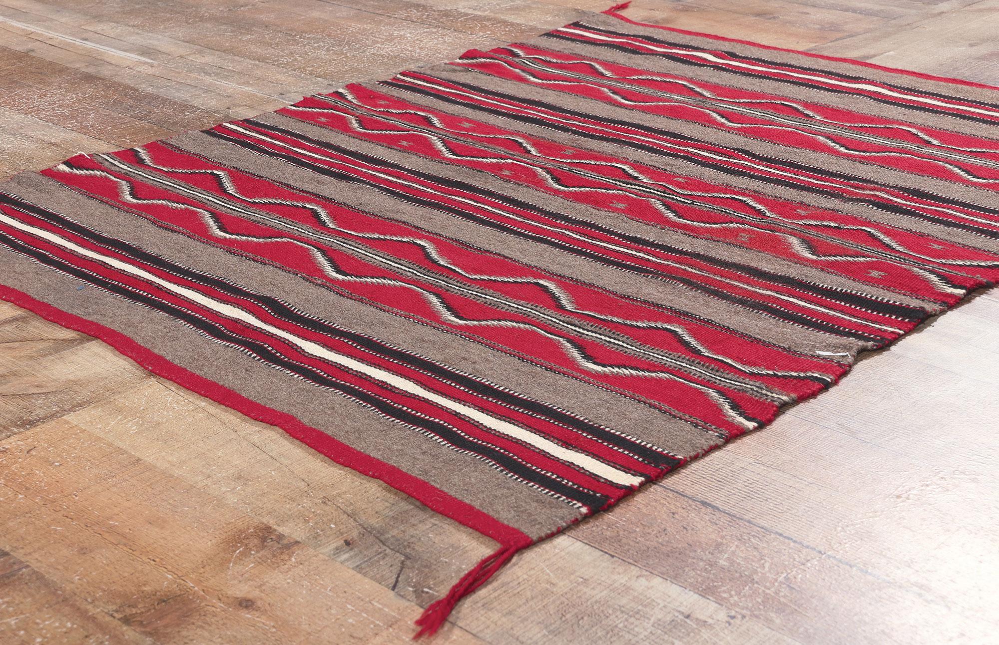Antique Navajo Blanket Rug, Southwest Style Meets Native American For ...