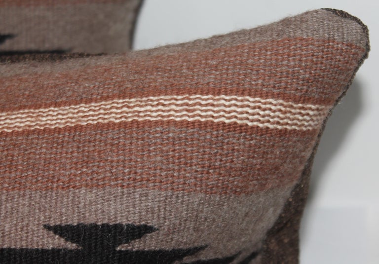 Antique Navajo Indian Weaving Pillows, Pair at 1stDibs