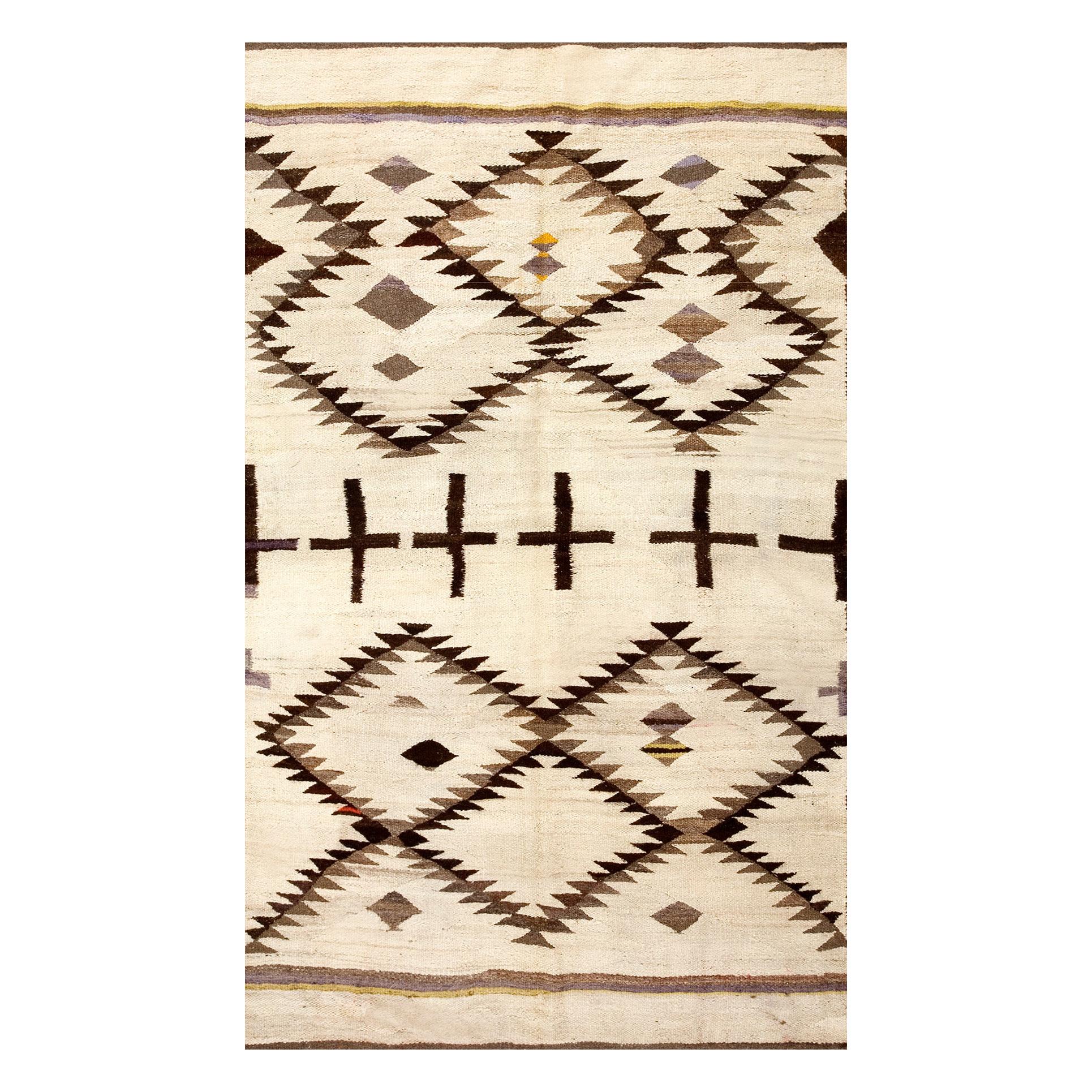 Antique American Navajo Carpet For Sale at 1stDibs