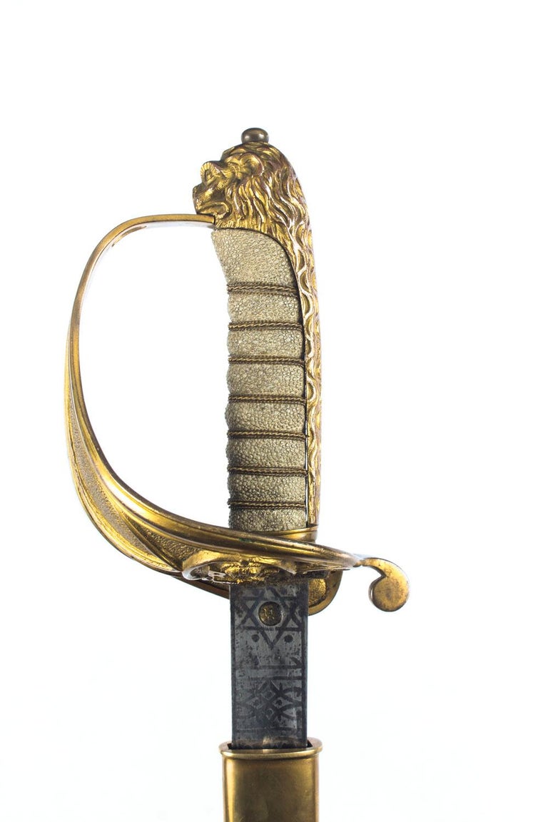 Antique Naval Officers Sword by Landon and Sons Shagreen, 19th Century ...