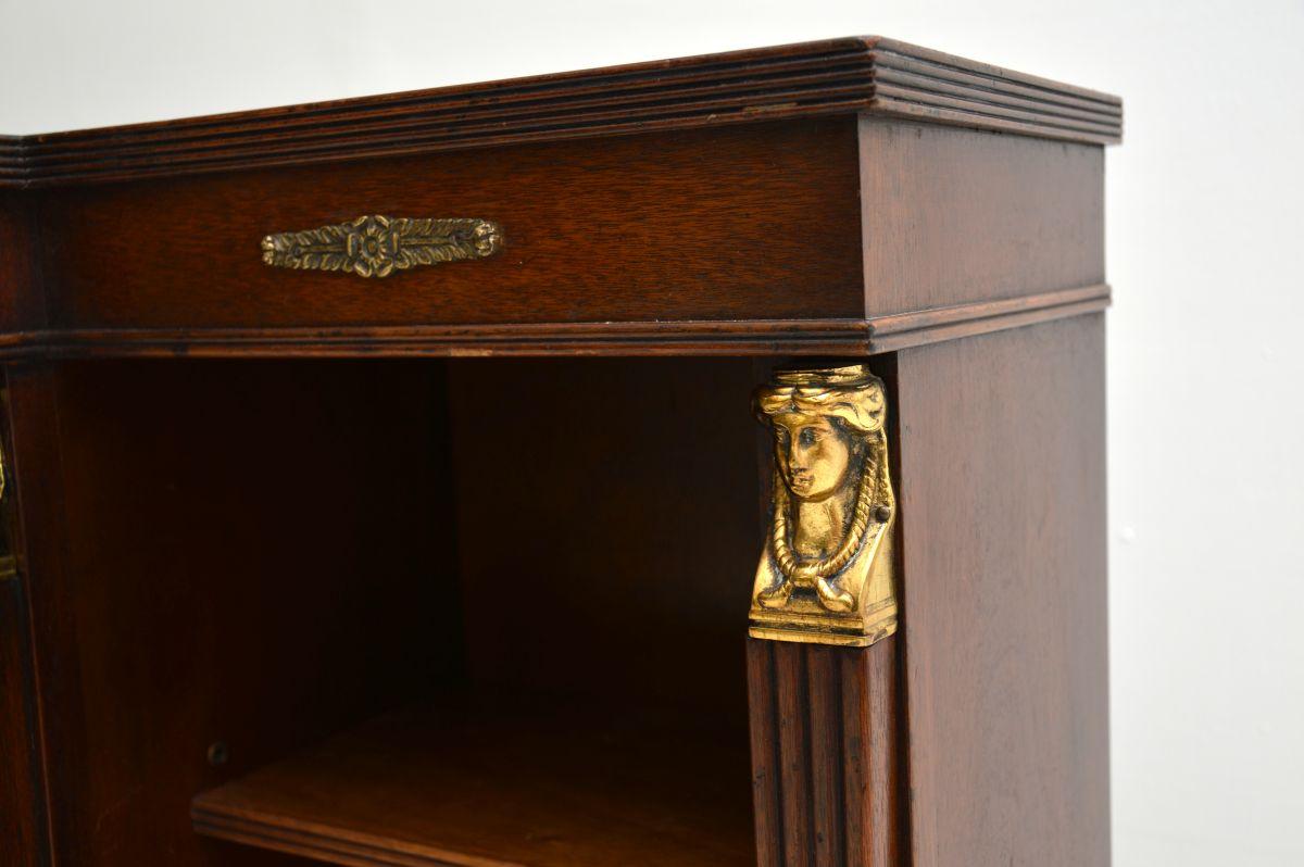 Antique Neo Classical Style Open Bookcase For Sale at 1stDibs