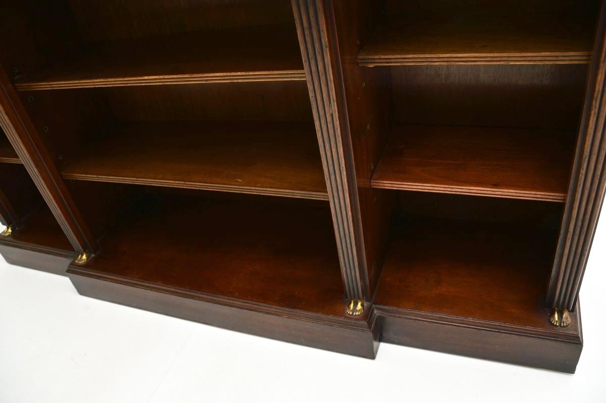 Antique Neo Classical Style Open Bookcase For Sale at 1stDibs