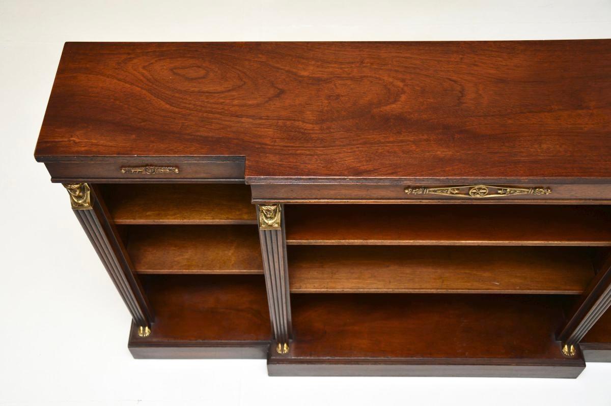 Antique Neo Classical Style Open Bookcase For Sale at 1stDibs