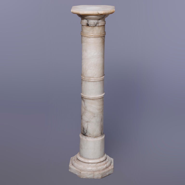 Antique Neoclassical Marble Sculpture Display Pedestal Circa 1890 at ...