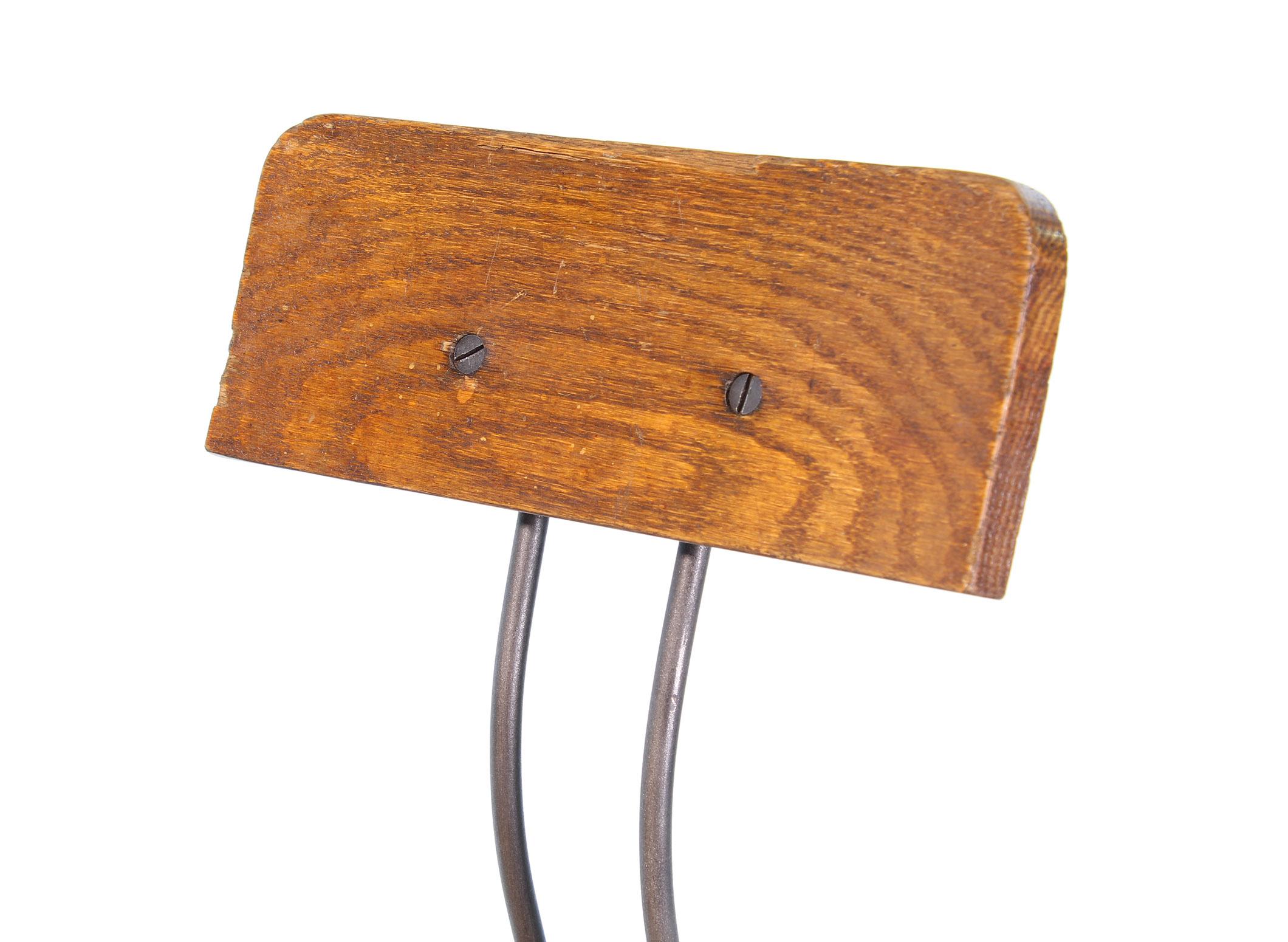 Antique New Britain Machine Co. Connecticut Factory Adjustable Stool ...