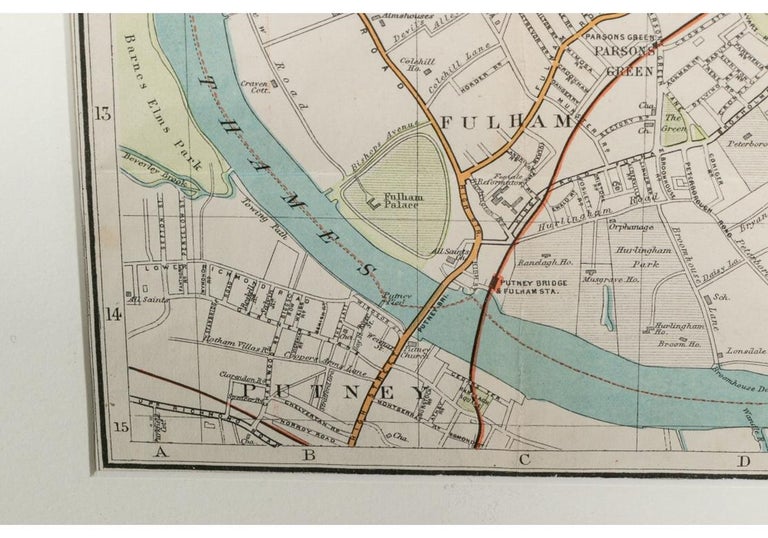 Antique "New Plan of London" Map by John Bartholomew, 1900 For Sale at ...