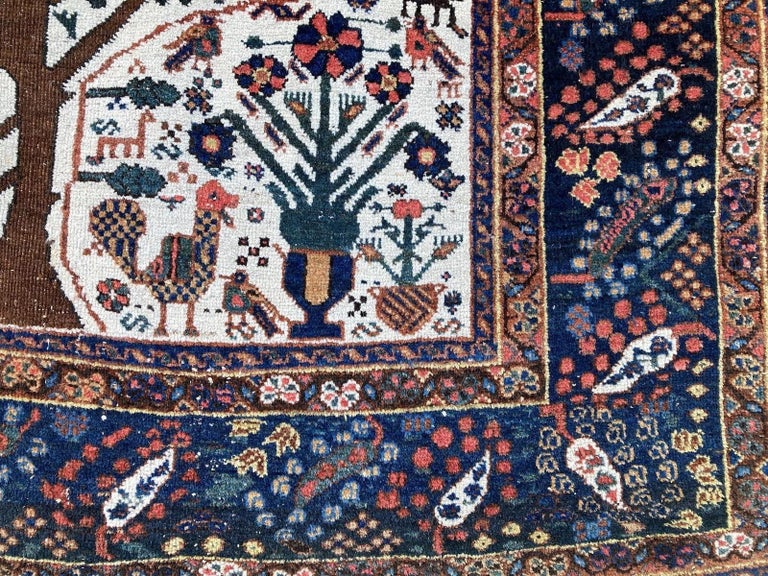 Antique Neyriz Rug For Sale at 1stDibs