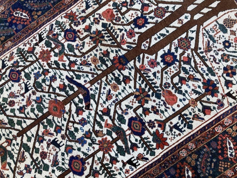 Antique Neyriz Rug For Sale at 1stDibs