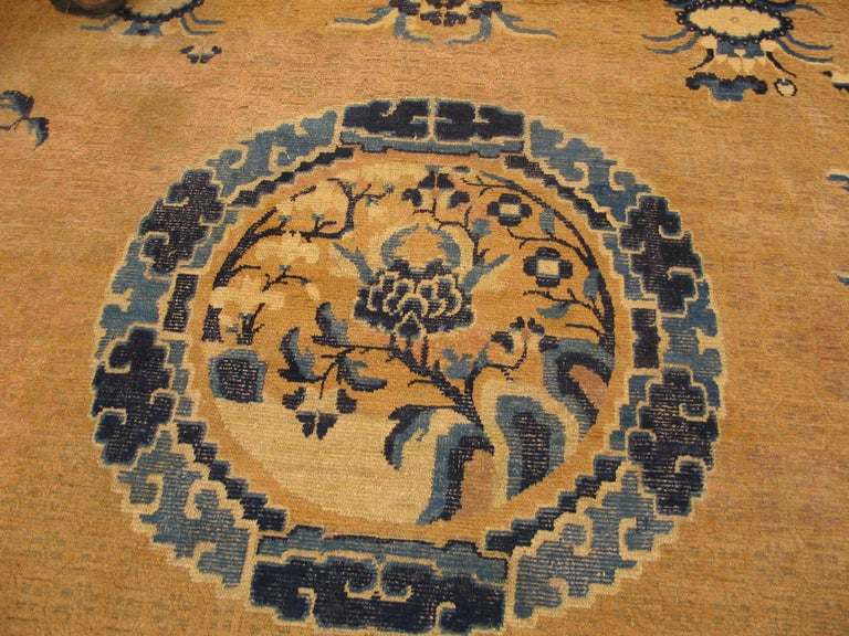 Antique Ningxia Chinese Square Carpet For Sale at 1stDibs | china ...