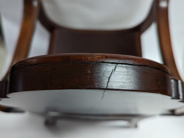 Antique North Wind Face Chair, Mahogany, 19th Century For Sale at 1stDibs