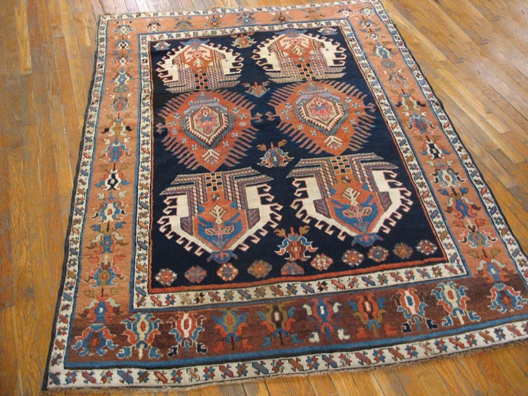 Late 19th Century NW Persian Shahsavan Carpet ( 5' x 6'10" - 253 x 208 ...