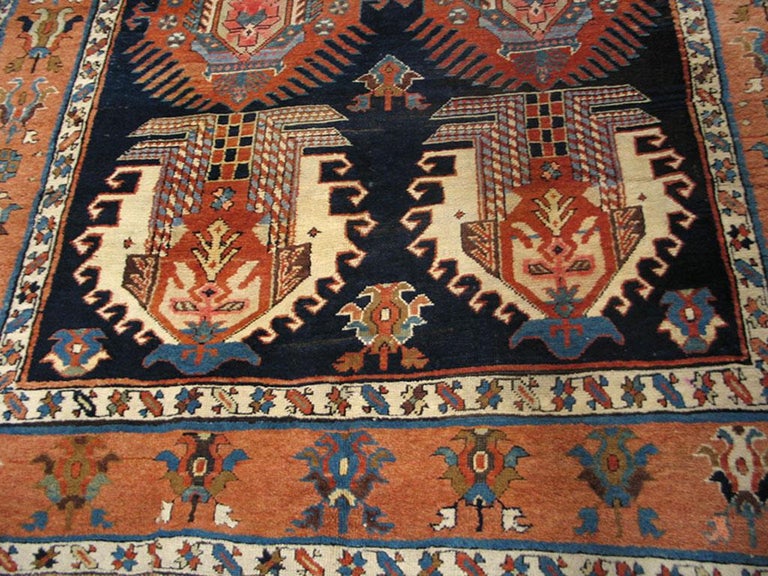 Late 19th Century NW Persian Shahsavan Carpet ( 5' x 6'10" - 253 x 208 ...
