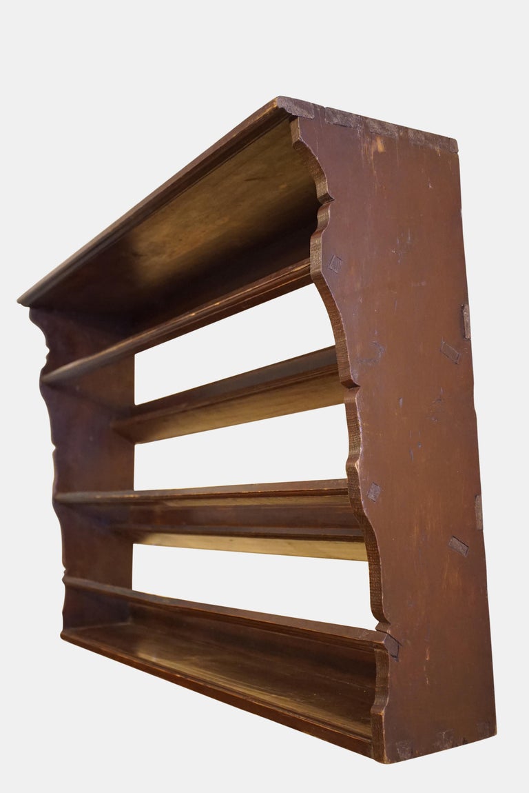 Antique Oak and Pine Delft Rack at 1stDibs