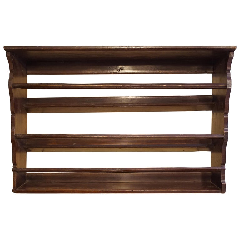 Antique Oak and Pine Delft Rack at 1stDibs