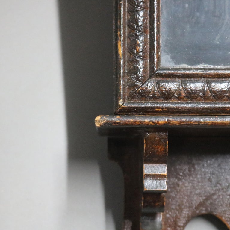 Antique Oak Ansonia Regulator Clock, circa 1910 at 1stDibs