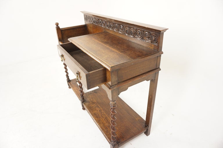 Antique Oak Barley Twist Carved Stick Stand, Scotland 1900, H1022 For ...