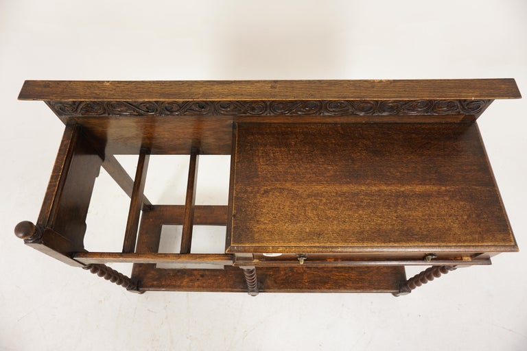 Antique Oak Barley Twist Carved Stick Stand, Scotland 1900, H1022 For ...