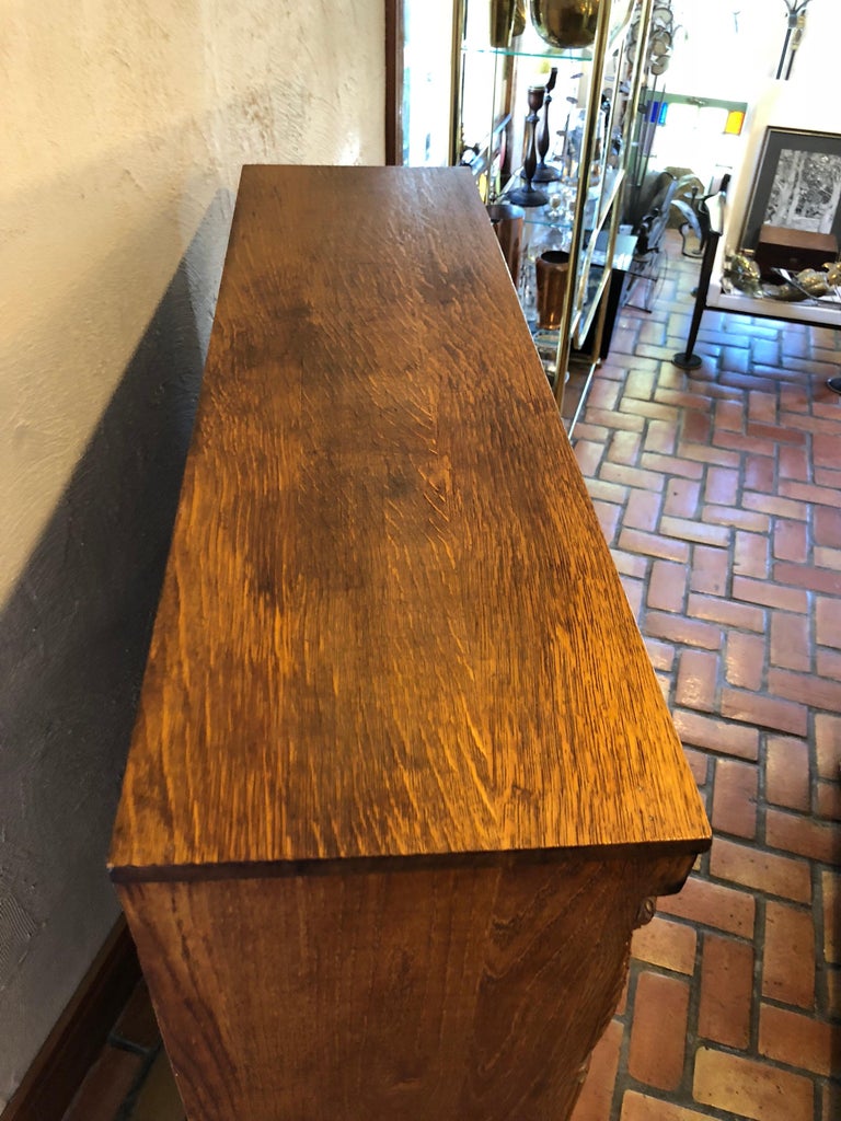 Antique Oak Bookcase with Original Keys at 1stDibs | antique oak ...
