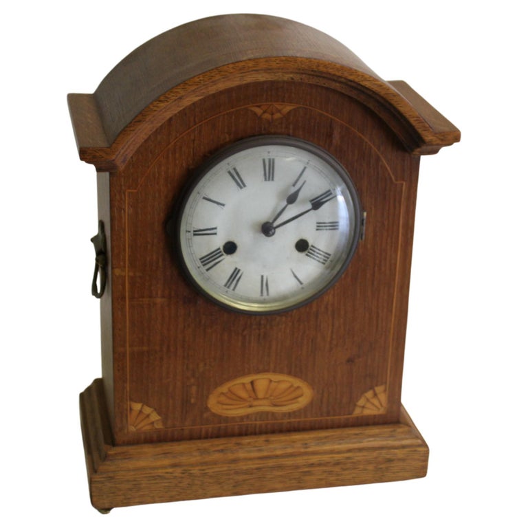 Antique Oak Case Clock /European For Sale at 1stDibs