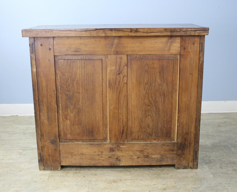 Antique Oak Chopping Block Top Buffet at 1stDibs