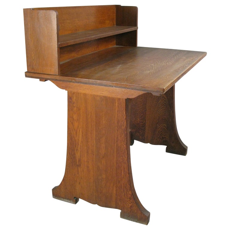Antique Oak Desk from Harvard Divinity School at 1stDibs