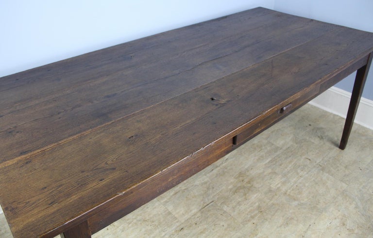 Antique Oak Farm Table at 1stDibs