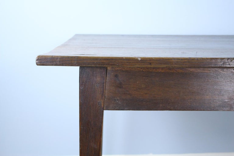 Antique Oak Farm Table at 1stDibs