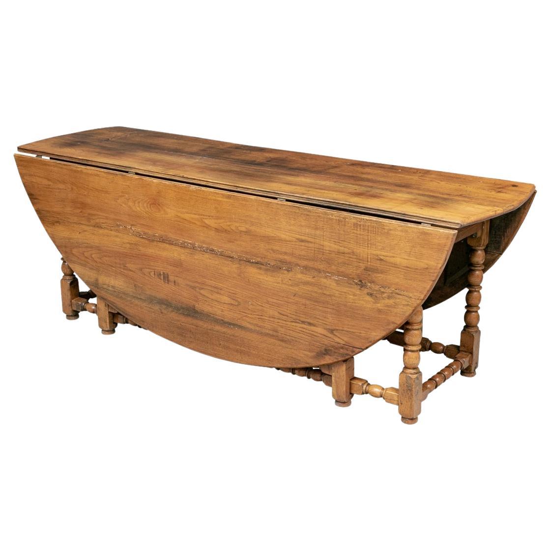 Rustic Antique. English Oak Gate-Leg Table at 1stDibs | antique gate ...