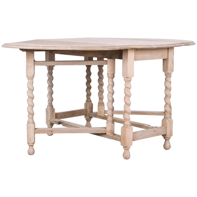 Antique Oak Gate Leg Table at 1stDibs
