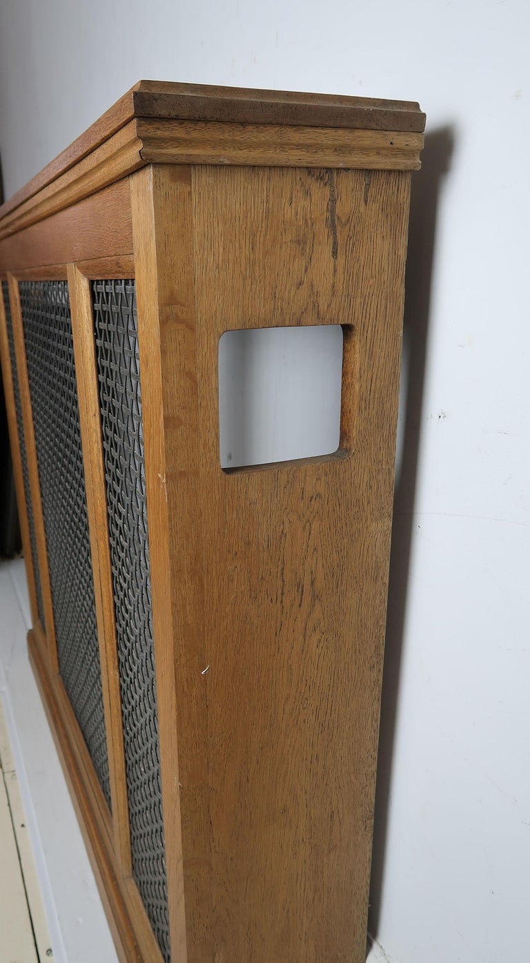 Antique Oak Georgian Style Console or Radiator Cover, English C.1920 at ...