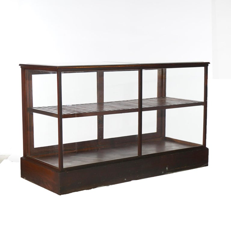Antique Oak and Glass Country Store Counter Display Case, Circa 1900 at ...