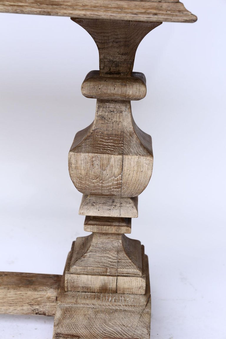 Antique Oak Hinged Top Console Table at 1stDibs