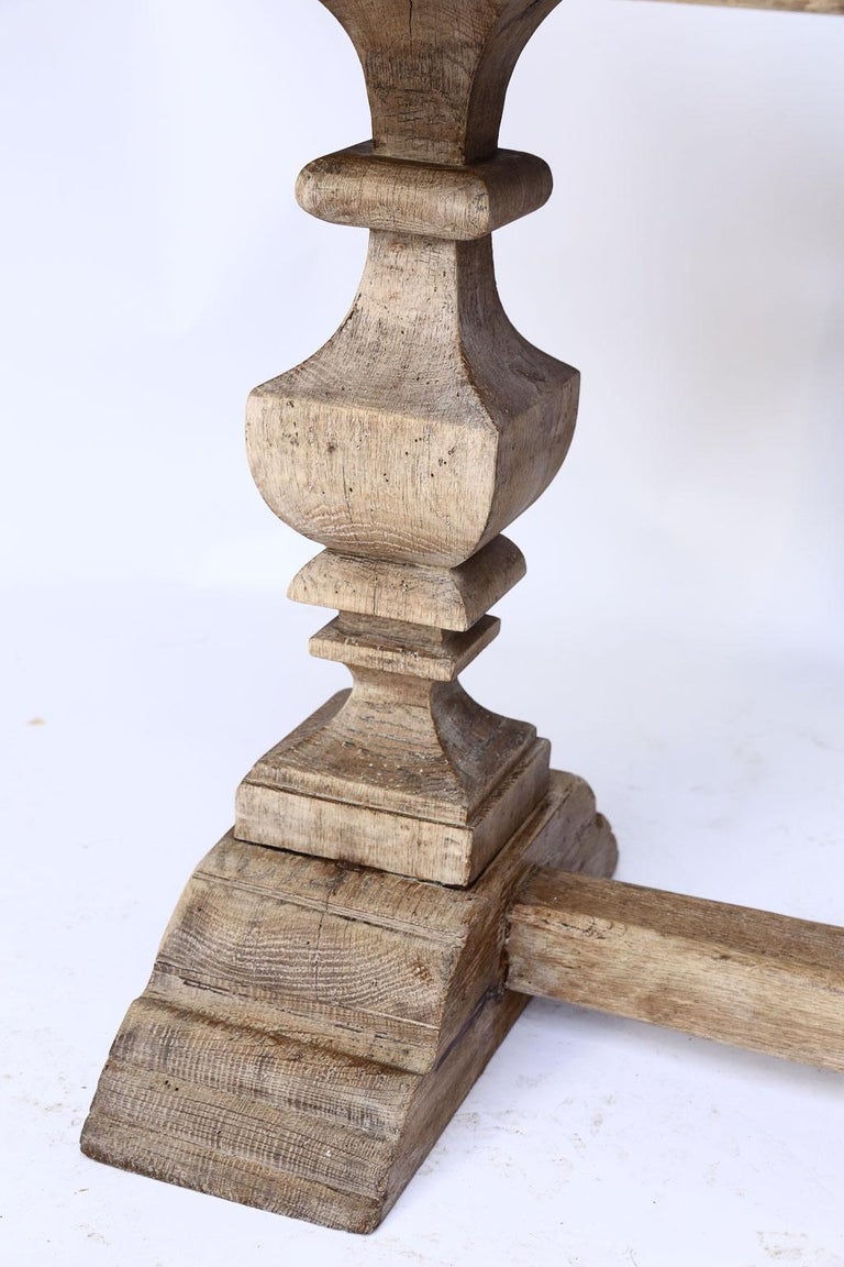 Antique Oak Hinged Top Console Table at 1stDibs