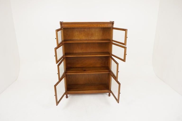 Antique Oak Lawyer Bookcase, Sectional Bookcase "By Minty", England ...