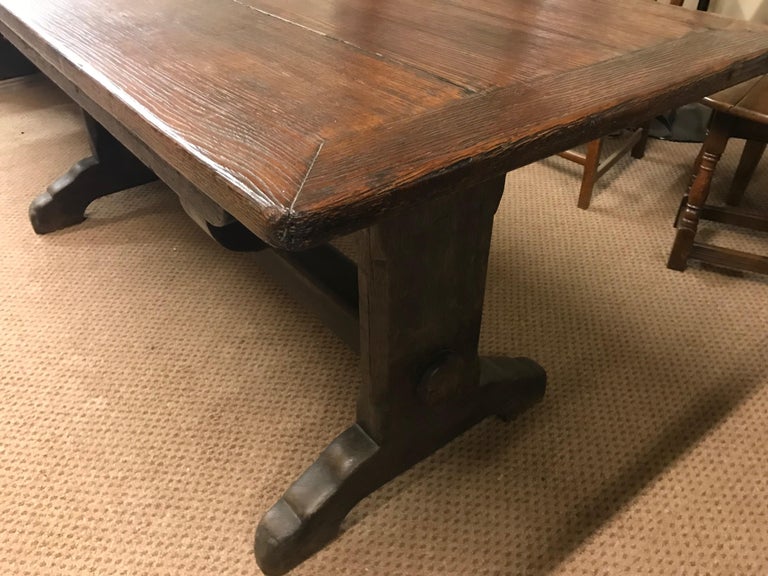 Antique Oak Monastery Table, circa 1840 at 1stDibs