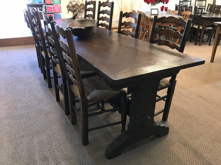 Antique Oak Monastery Table, circa 1840 at 1stDibs