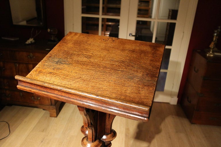 Antique Oak Reading Stand / Book Stand For Sale at 1stDibs | antique ...