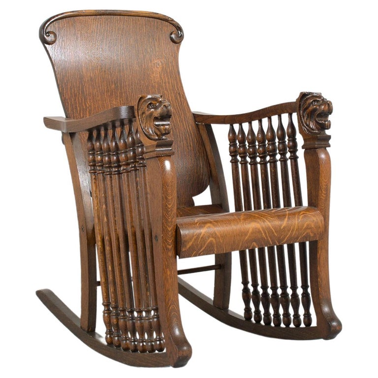 Antique Oak Rocking Chair at 1stDibs | antique oak rocking chairs for ...