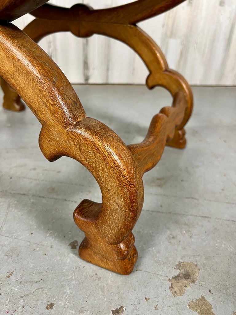 Antique Oak Stool For Sale at 1stDibs